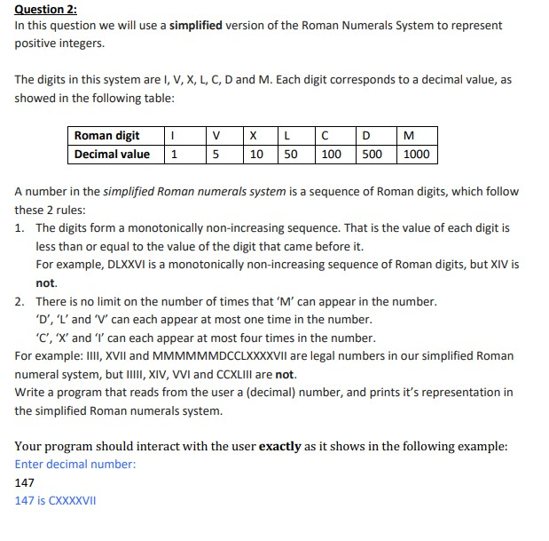 Solved Question 2: In this question we will use a simplified | Chegg.com
