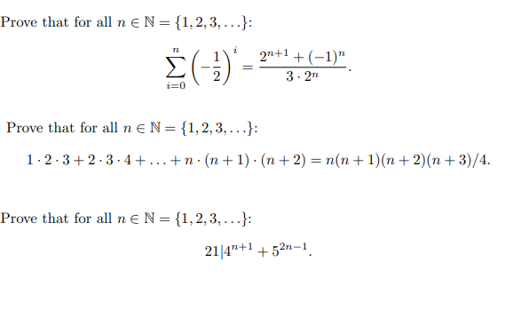 Solved Prove that for all ne N= {1,2,3,...}: n2 2 Σ(3) -3 ) | Chegg.com