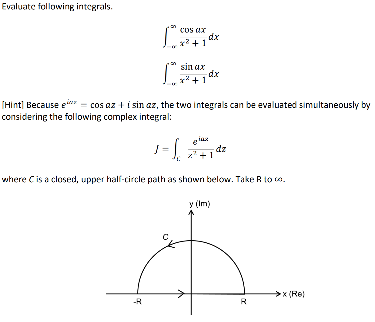 Solved Evaluate following integrals. | Chegg.com