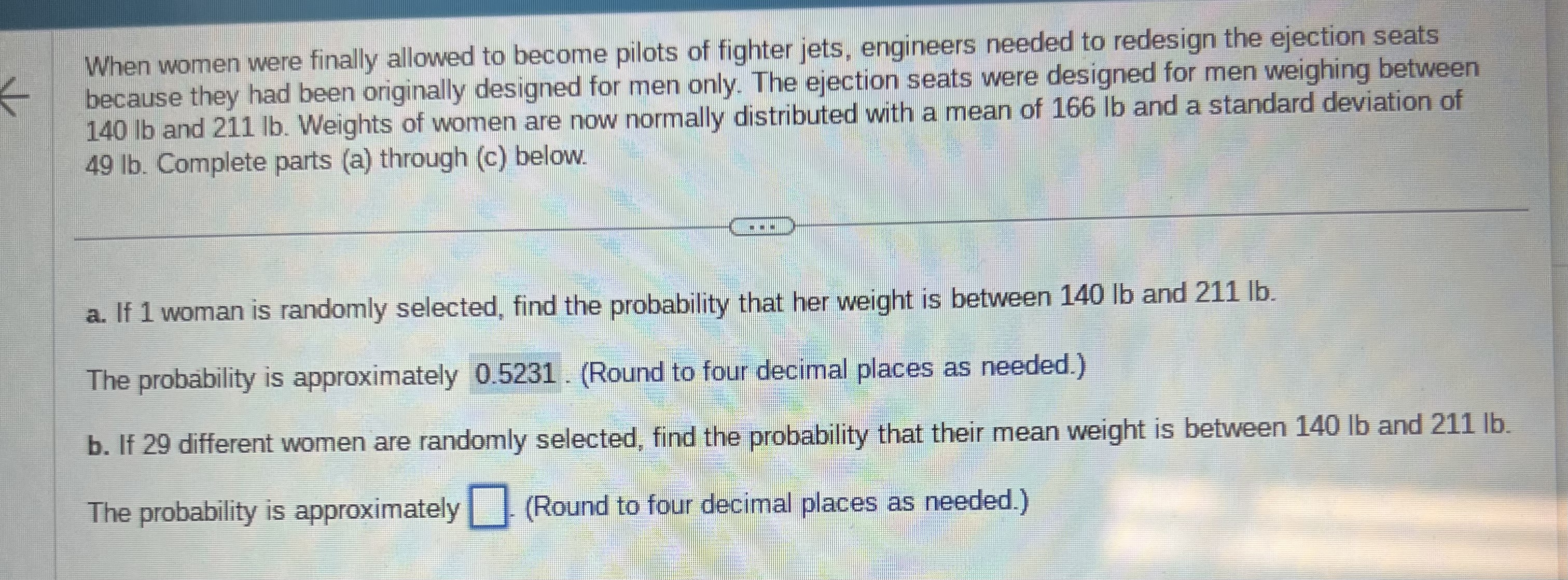 Solved When women were finally allowed to become pilots of | Chegg.com
