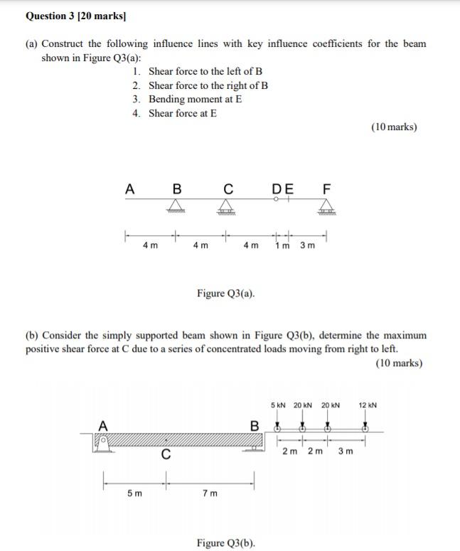 Solved Question 3 [20 marks (a) Construct the following | Chegg.com Solved Question 3 [20 marks (a) Construct the following | Chegg.com