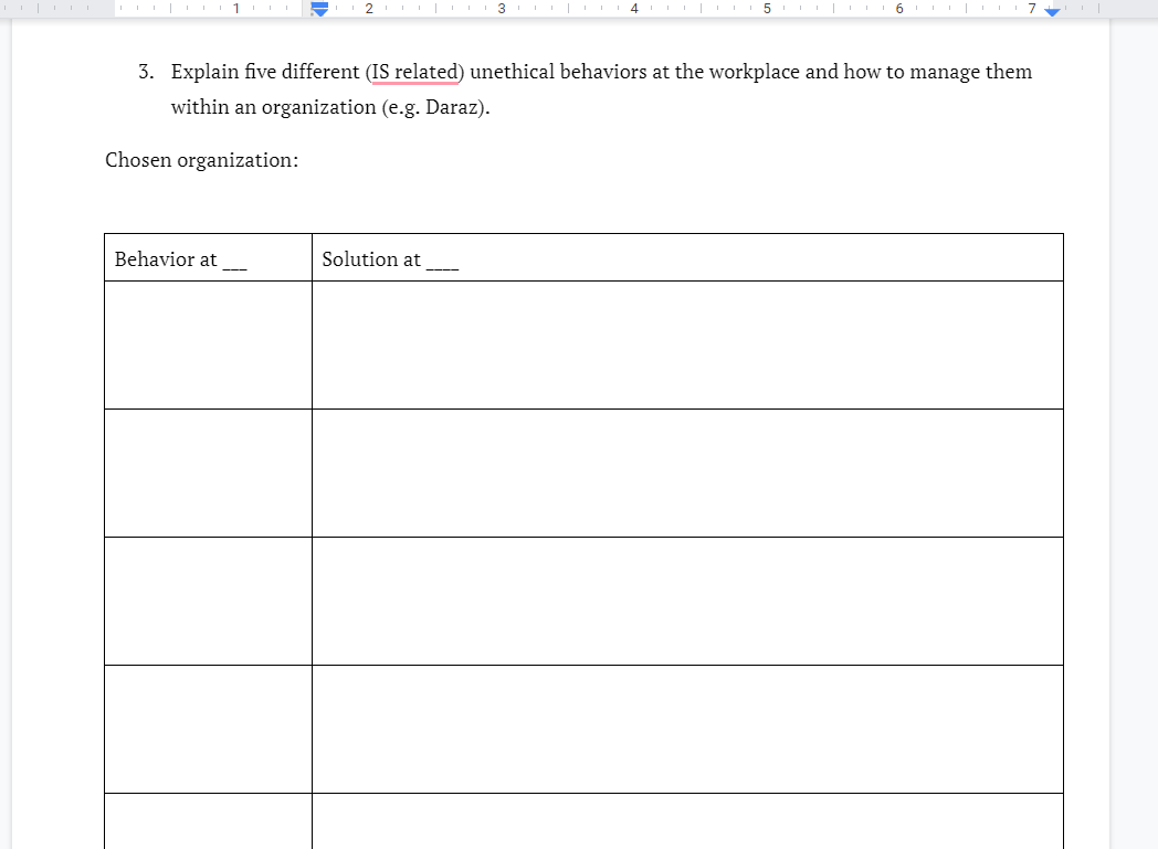 Solved ILI III.1 1 2 LIT 3 TIL 14 LT 5 T6 T7 3. Explain five | Chegg.com