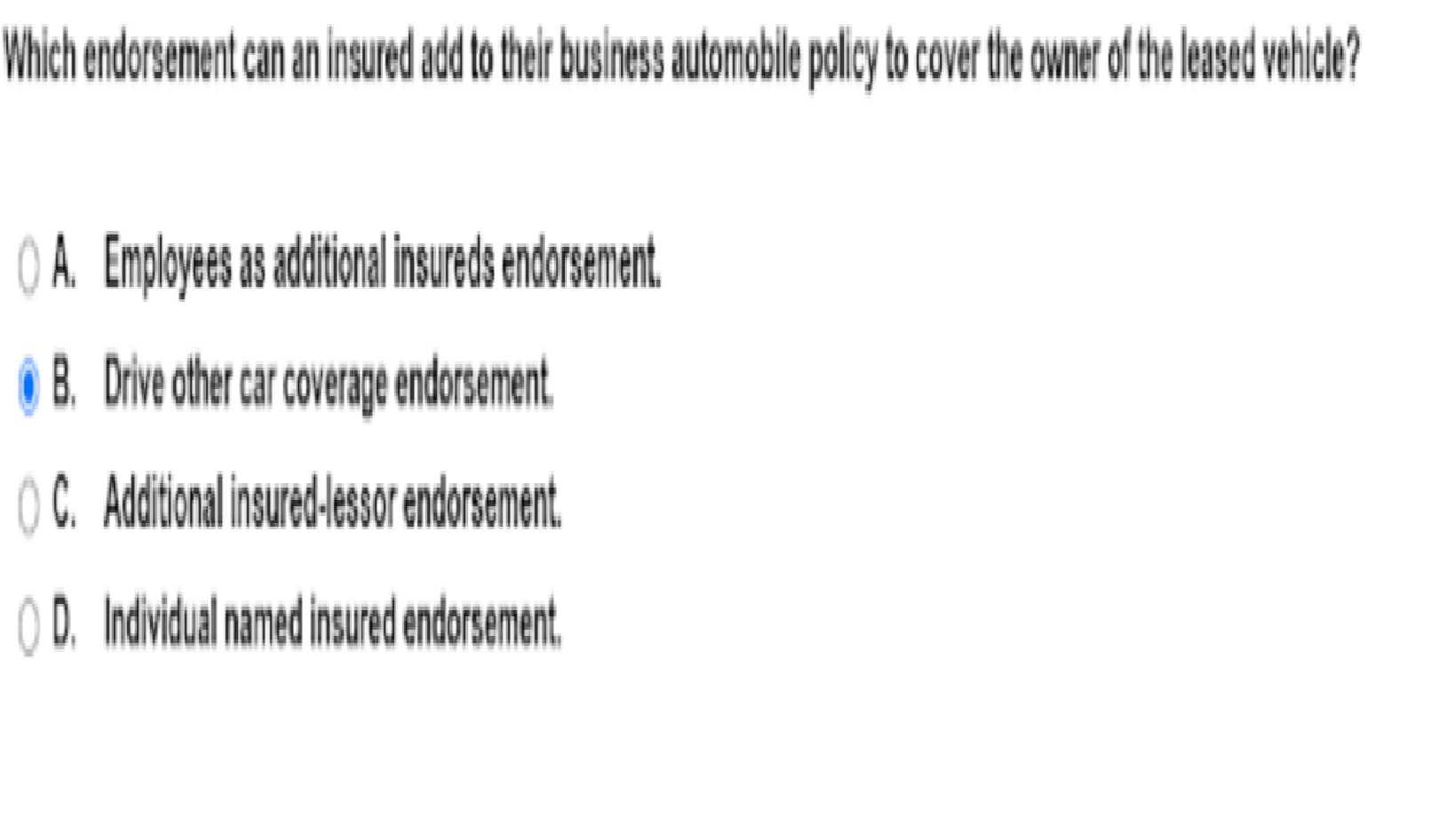 Solved Q A. Employers 38 addifitional insureds | Chegg.com