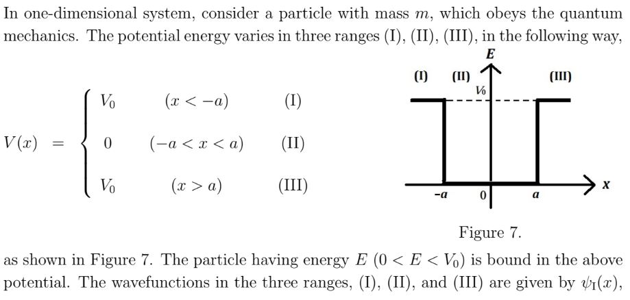 Solved In one-dimensional system, consider a particle with | Chegg.com