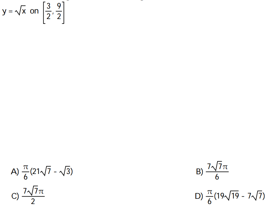 Solved Find the area of the surface generated when the given | Chegg.com