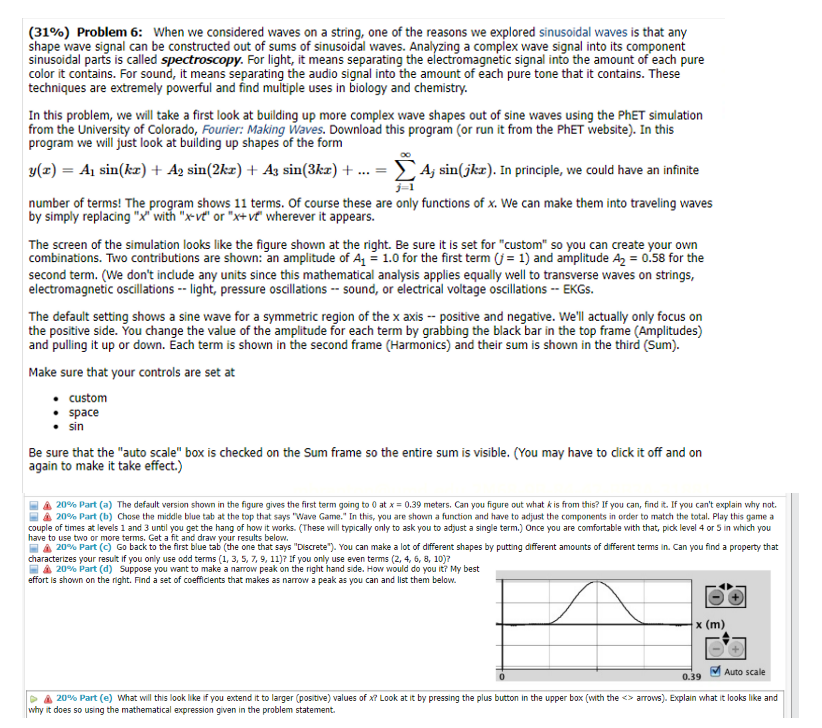 Solved Please help. Part a is solved; k =16.102 ﻿m^-1. | Chegg.com