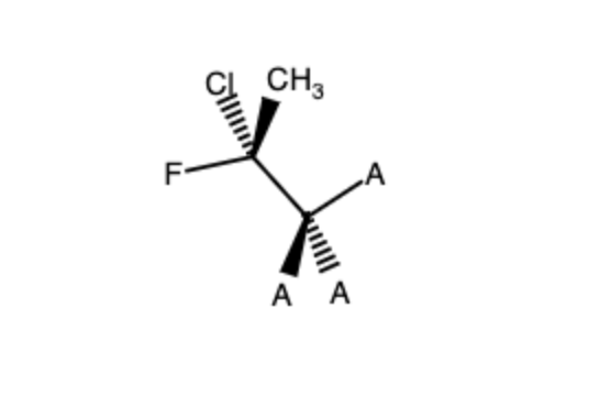 Solved CH3 A Α Α In the structure, replace the "A" labels | Chegg.com