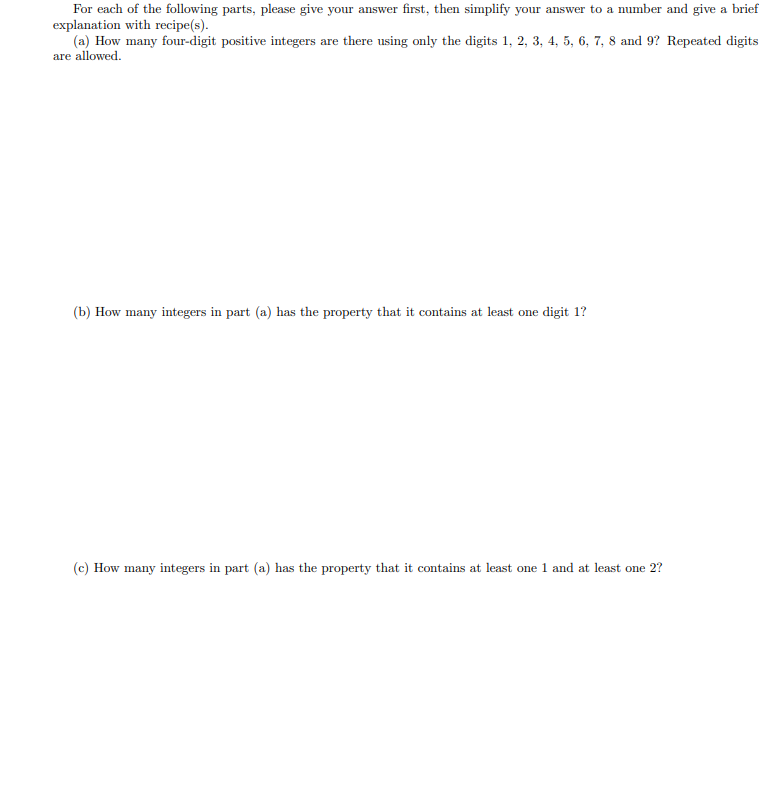 Solved To prove a statement is false, you must write out the | Chegg.com