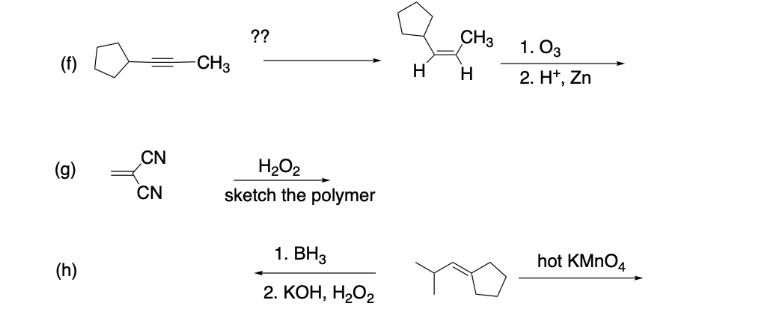 (a) ?? 1. NaH (b) 2. (d) (c) 1. LDA 2. CH3CH2Br 2. H2 | Chegg.com
