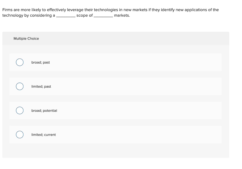 Firms are more likely to effectively leverage their | Chegg.com