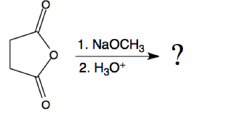 Solved 2. H3O+ 1. NaOCH3? | Chegg.com