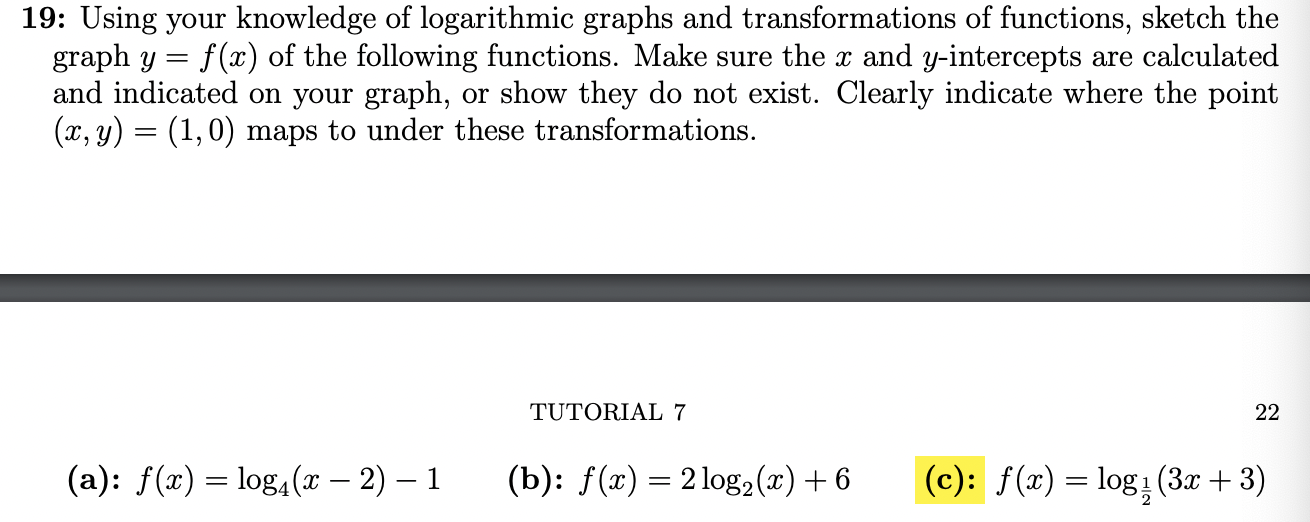 Solved 19: Using your knowledge of logarithmic graphs and | Chegg.com
