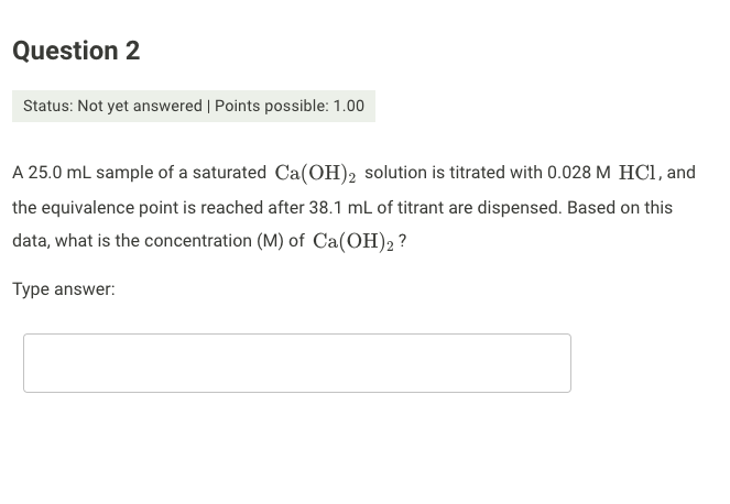 Solved Question 2 Status: Not yet answered | Points | Chegg.com