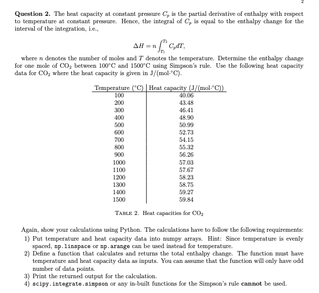 Solved Using Python Code Can You Code A Function To Satisfy