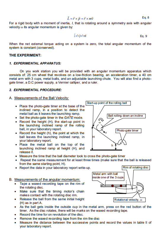 ROTATIONAL INERTIA, ANGULAR MOTION INTRODUCTION: The | Chegg.com
