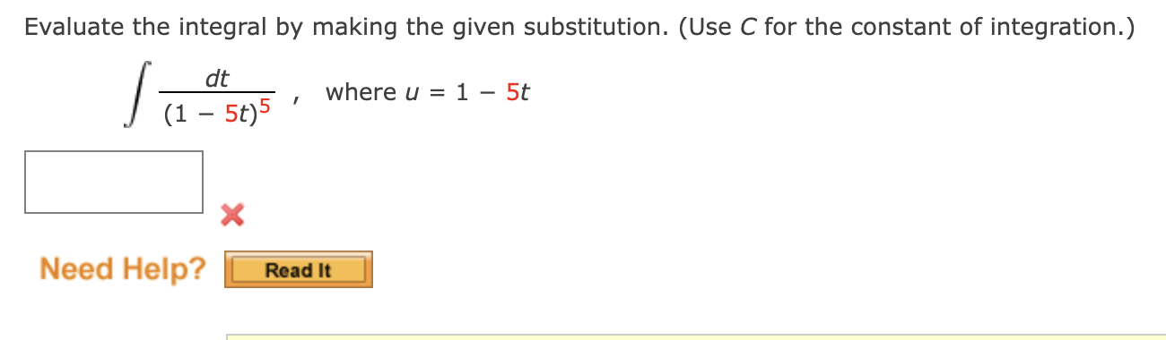 Solved Evaluate the integral by making the given | Chegg.com
