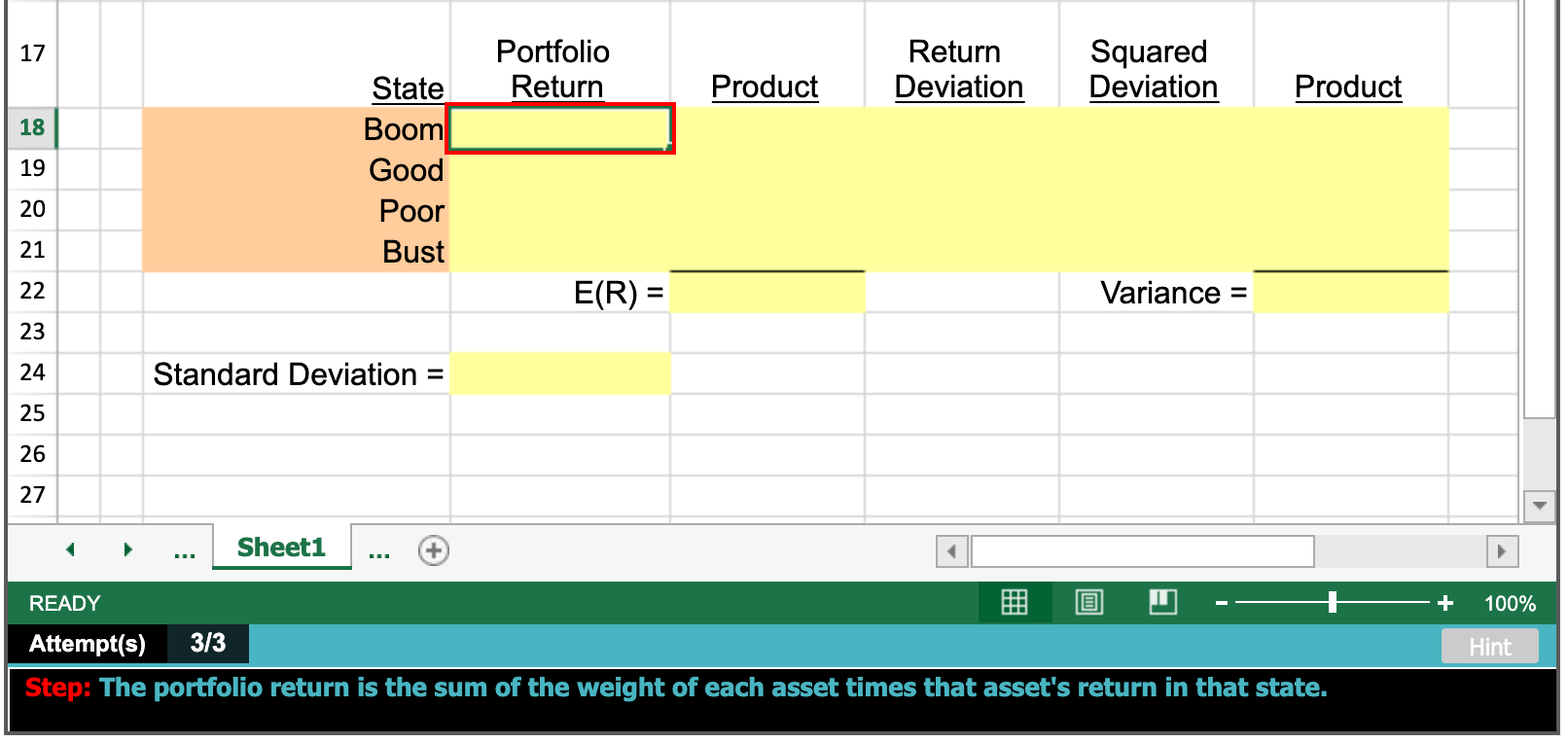Solved PLEASE ANSWER IN EXCEL FORM WITH THE CELL FORMULAS | Chegg.com
