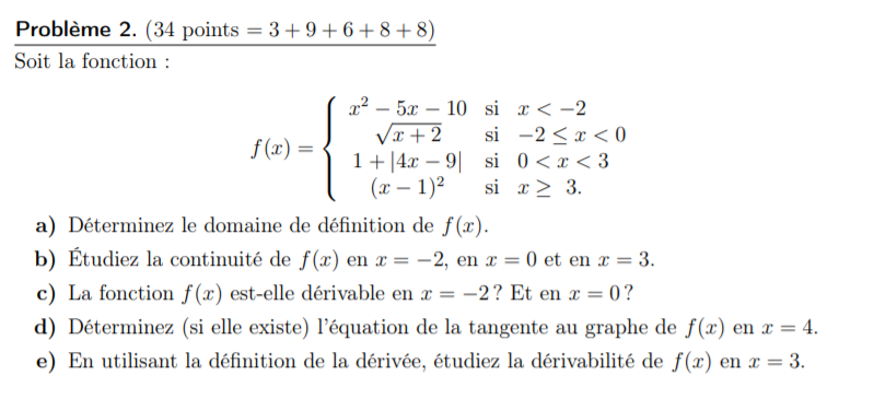 Solved aa) determine the domain b)the continuity of c)is | Chegg.com