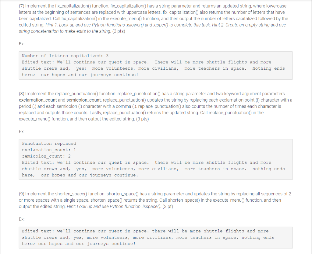 Solved 6.30 LAB*: Program: Authoring assistant (1) Prompt | Chegg.com