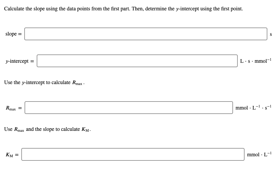 Solved The data in the table were collected for the bovine | Chegg.com