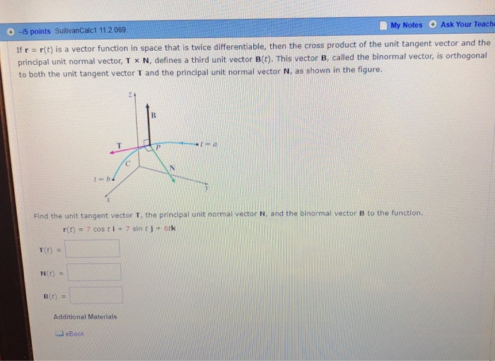 Solved My Notes O Ask Your Teach -5 points SullivanCalc1 | Chegg.com Solved My Notes O Ask Your Teach -5 points SullivanCalc1 | Chegg.com