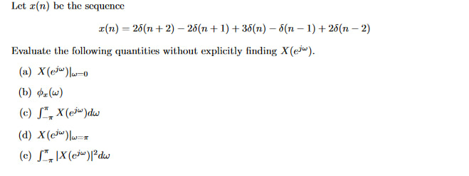 Solved Let x(n) ﻿be the | Chegg.com