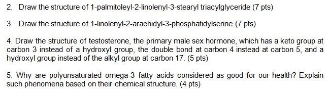 Solved Draw the structure at the rightmost side as carbon 1 | Chegg.com