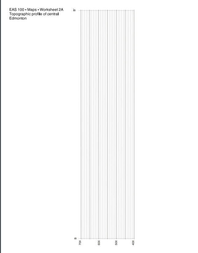 Solved Using the central map of Edmonton (Maps - Worksheet | Chegg.com