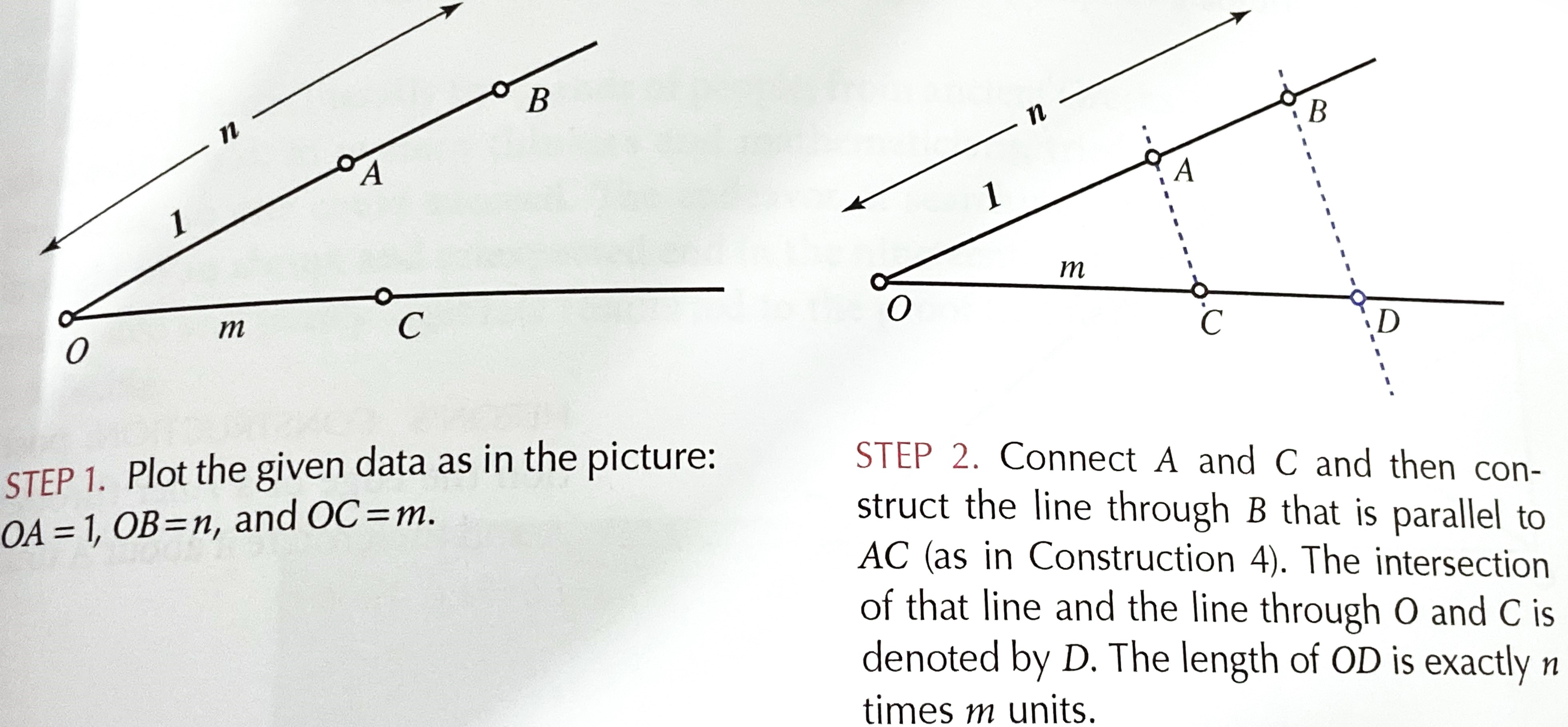 Using the segment and compass tool on Geogebra, draw | Chegg.com