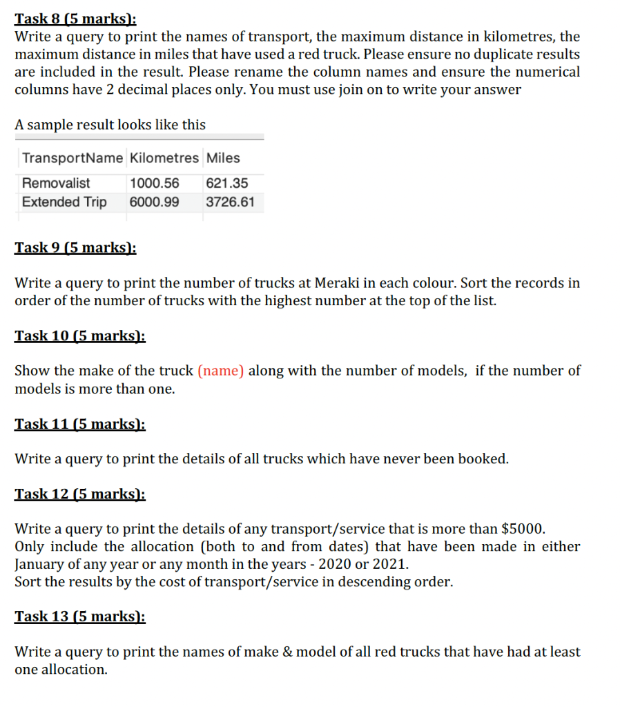 Solved MySQL workbench Do not change the column names whilst | Chegg.com