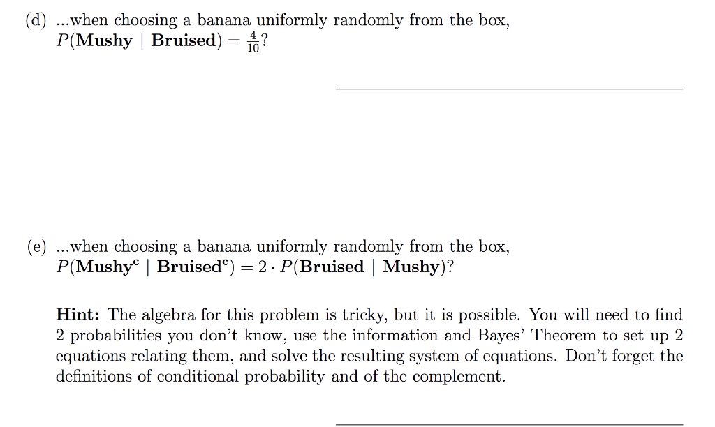 Solved Problem 2: A Shipment of Bananas (60 pts) Erika's | Chegg.com