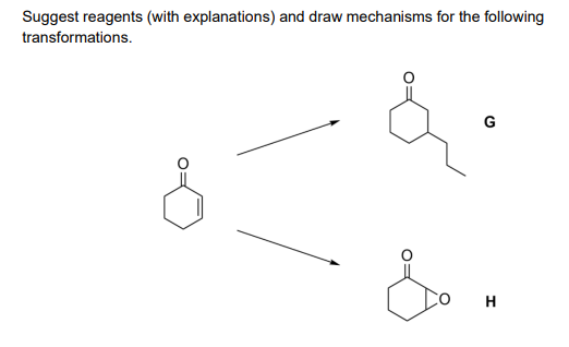 Solved Suggest reagents (with explanations) and draw | Chegg.com