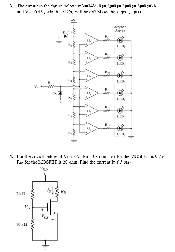 Solved 1. The circuit in the figure below is open loop op | Chegg.com