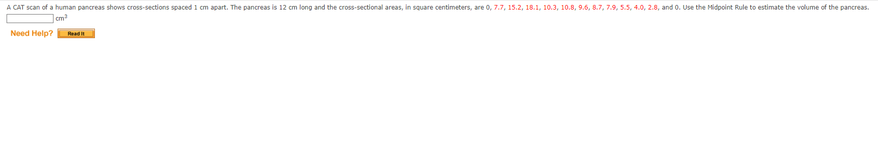 Solved A CAT scan of a human pancreas shows cross-sections | Chegg.com