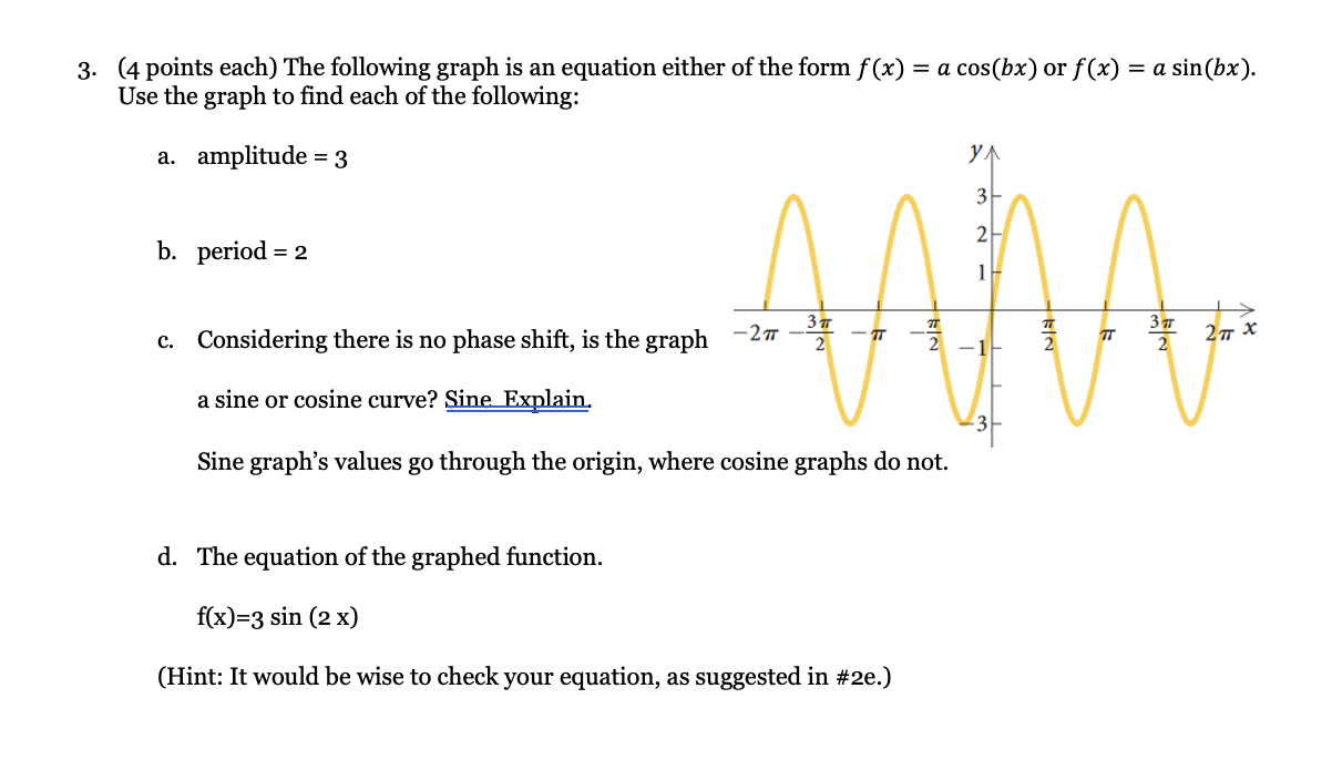 Solved 4. (12 points) Graph f(x) = 1 – 2 sec(x) over the | Chegg.com