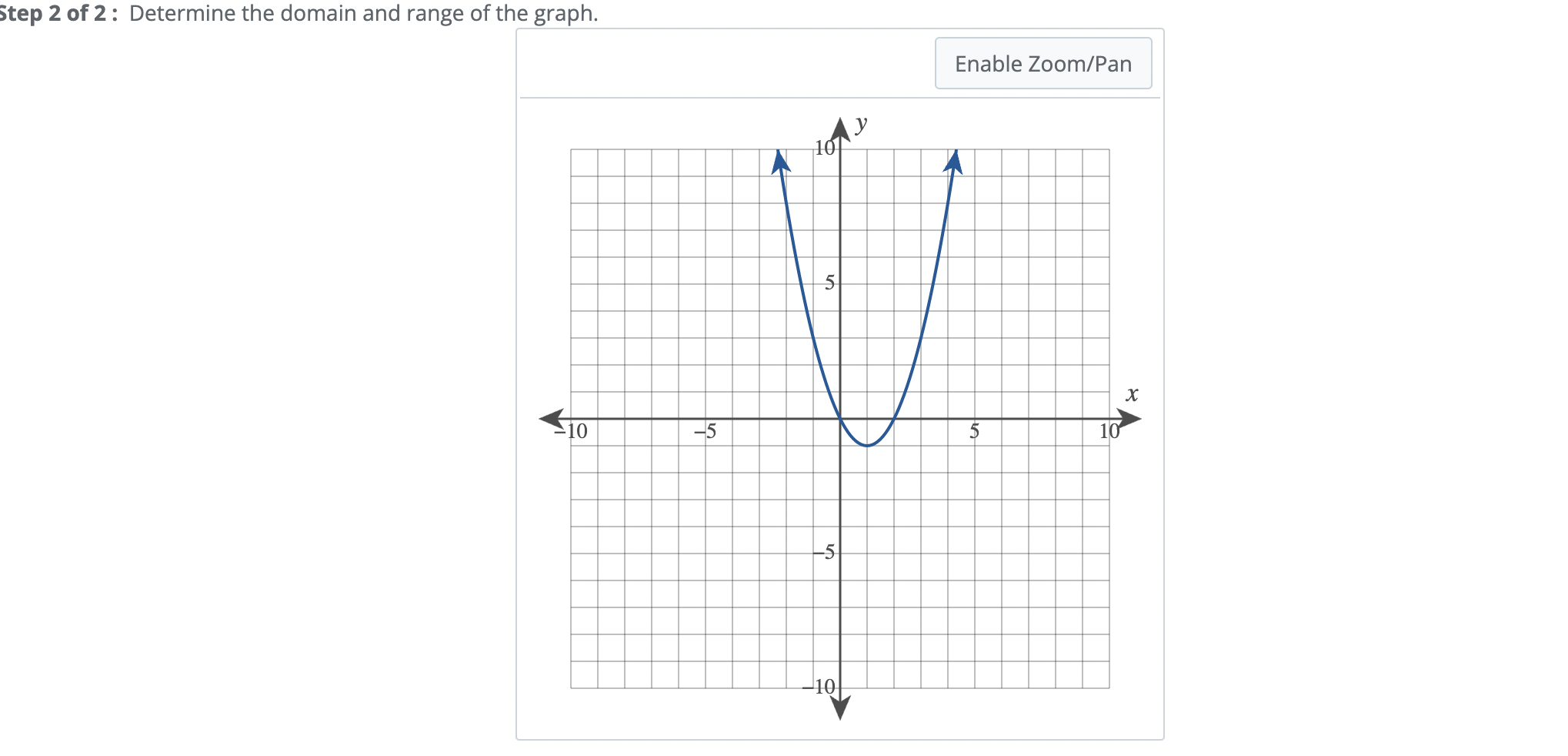 Hi! I need help finding the domain and range of this | Chegg.com