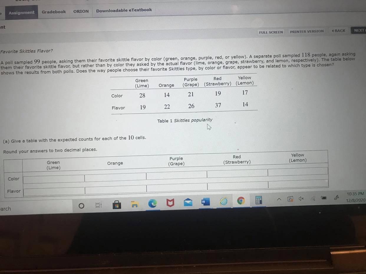 Solved Assignment e Gradebook ORION Downloadable eTextbook | Chegg.com