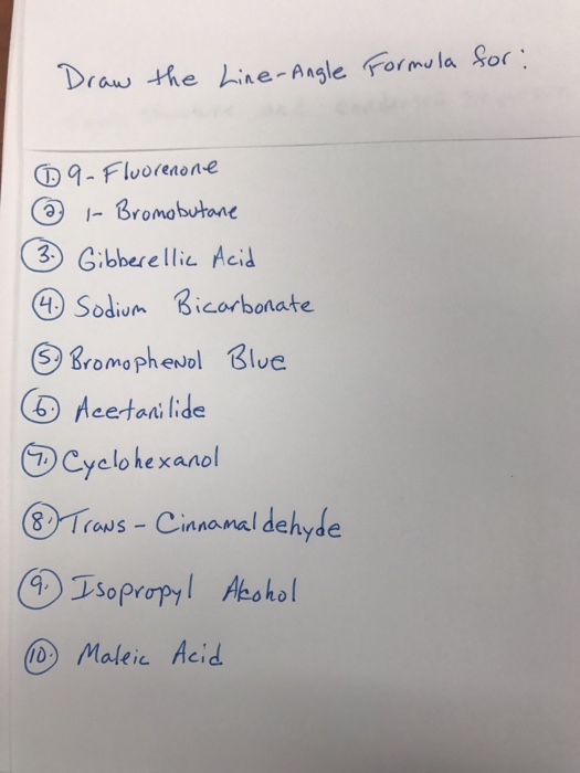 Solved Draw the Line-Angle formula for: 9-Fluorenone | Chegg.com