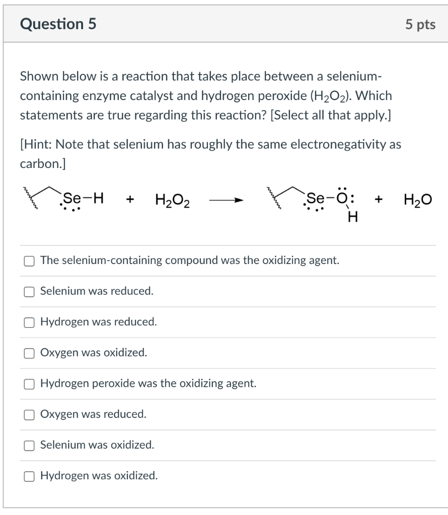 Solved Shown below is a reaction that takes place between a | Chegg.com