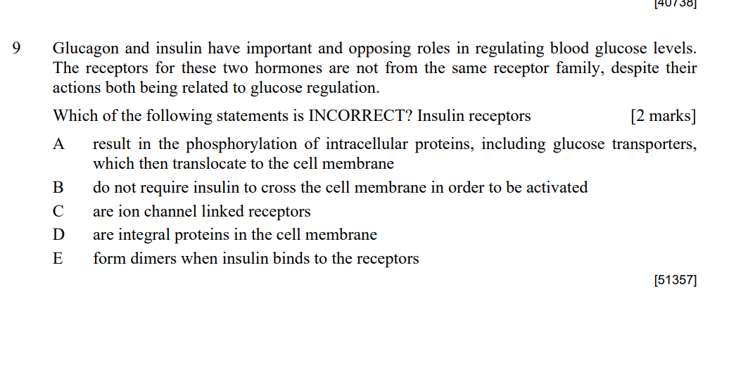 Solved 14073 9 Glucagon and insulin have important and | Chegg.com