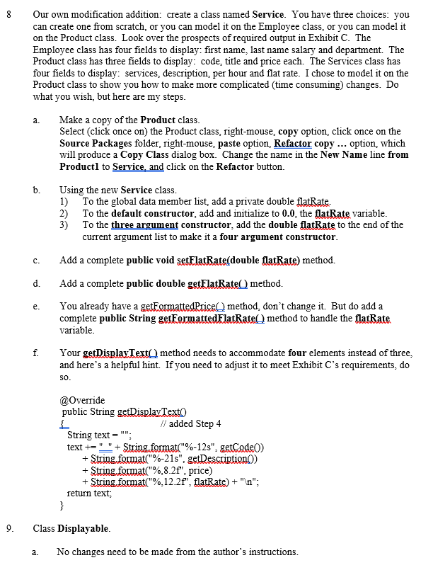 Working with the starter code (provided below), the | Chegg.com