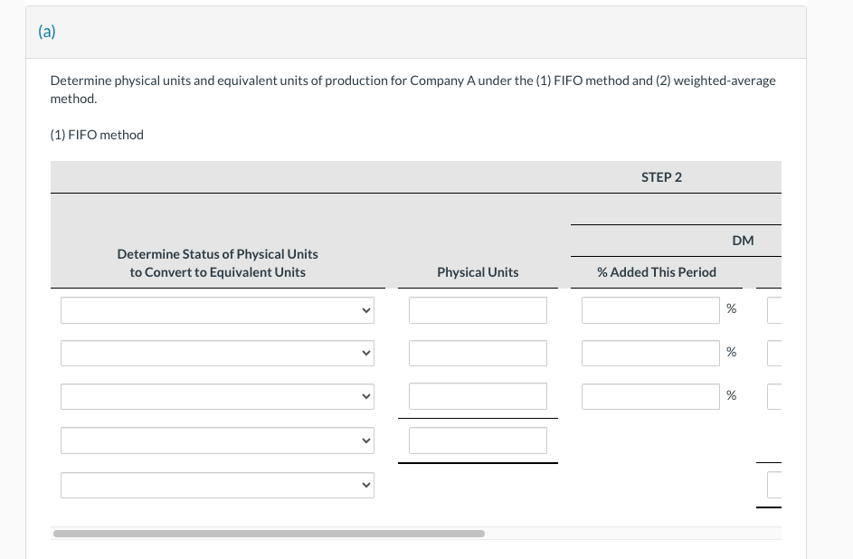 Solved The following three companies have just one | Chegg.com