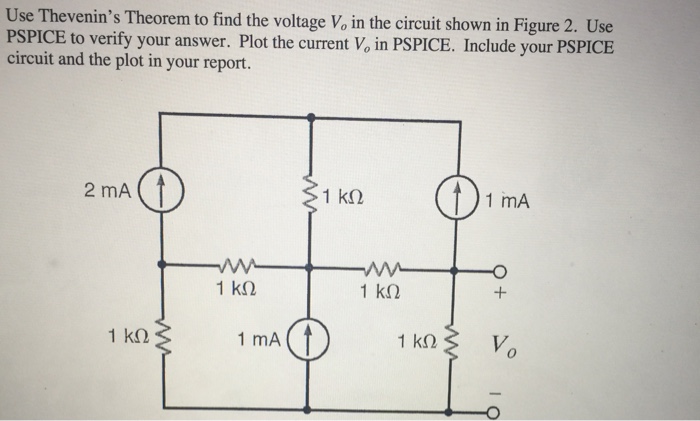 Solved Use Thevenin's Theorem to find the voltage V, in the | Chegg.com