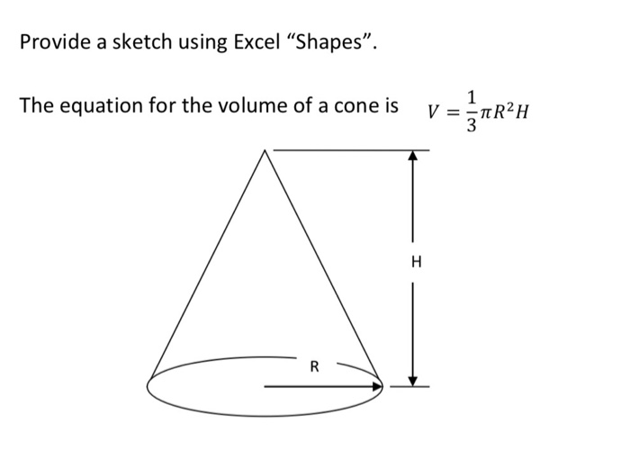 Solved Homework Assignment - Radius of a Cone | Chegg.com