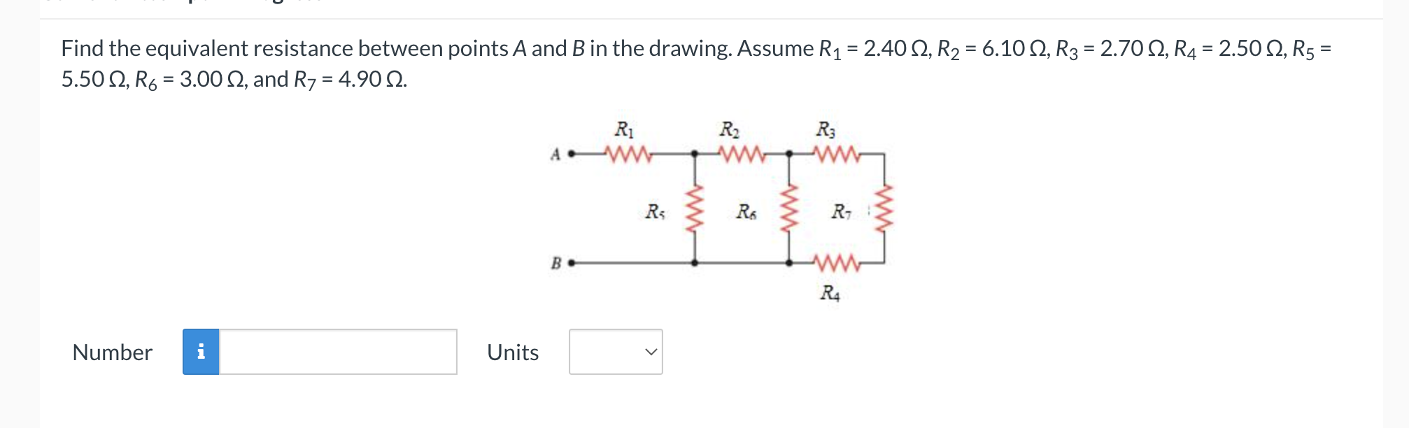 Solved Find the equivalent resistance between points A and B | Chegg.com