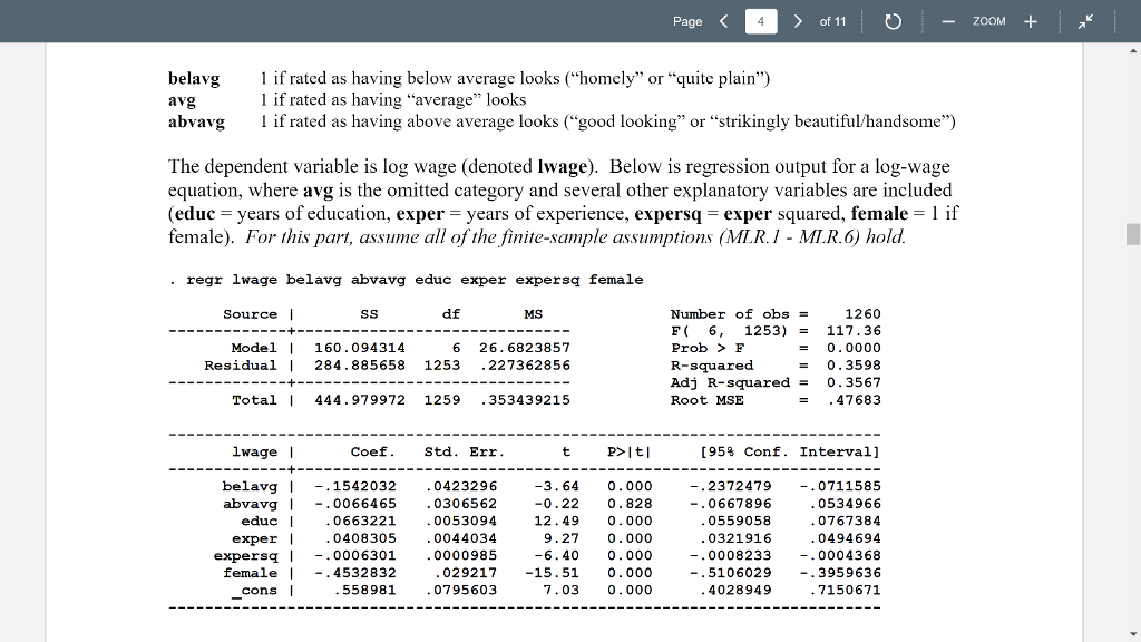 Solved age of 11 -ZOOM belavg avg abvavg if rated as having | Chegg.com