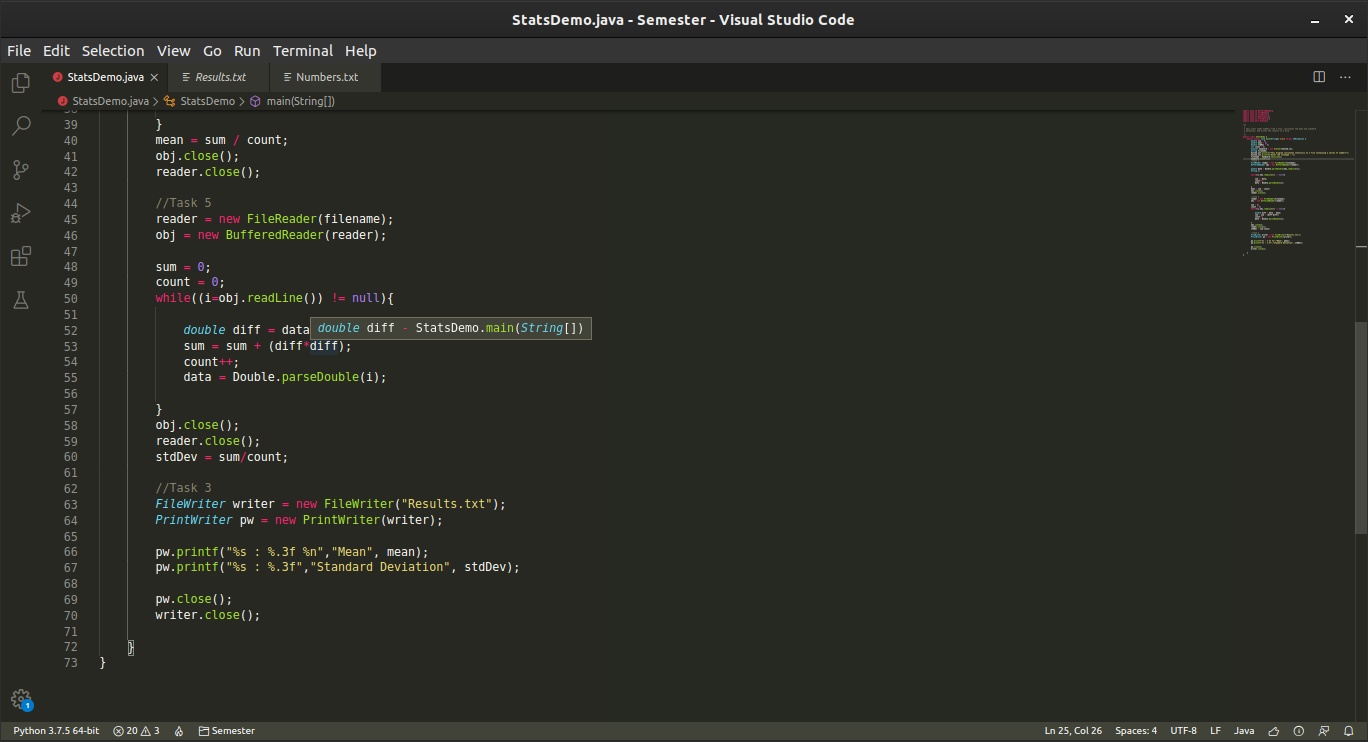 Task #4 Calculating the Mean Now we need to add | Chegg.com