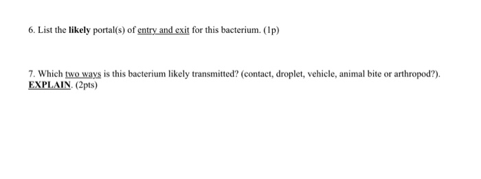 Solved Table 18.1 Examples of Bacterial Adhesins Bacterium | Chegg.com