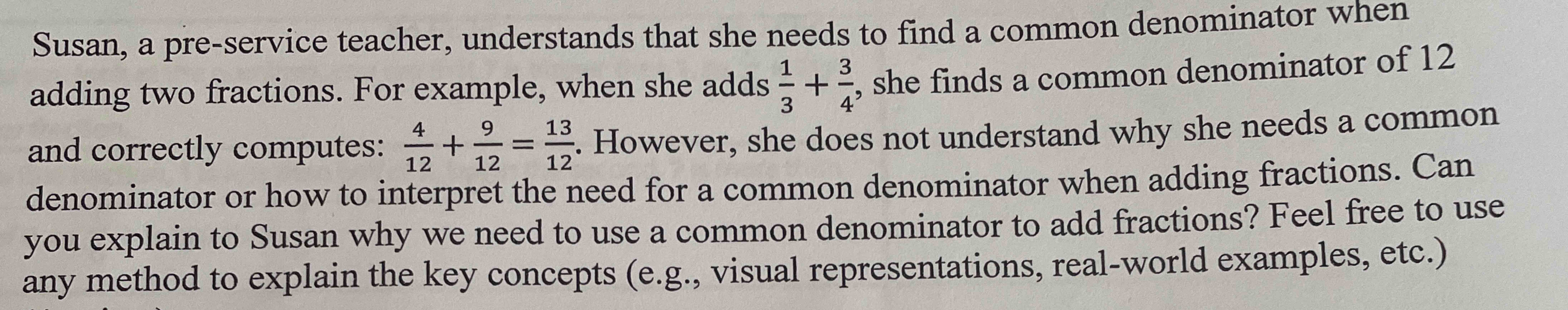 Solved Susan, a pre-service teacher, understands that she | Chegg.com
