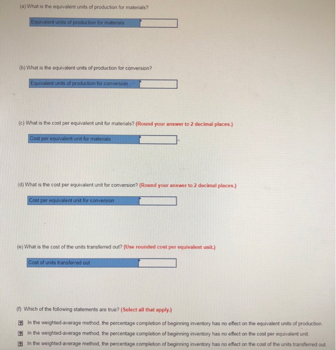 Solved 3 Data 4 Beginning work in process inventory: 5 Units | Chegg.com